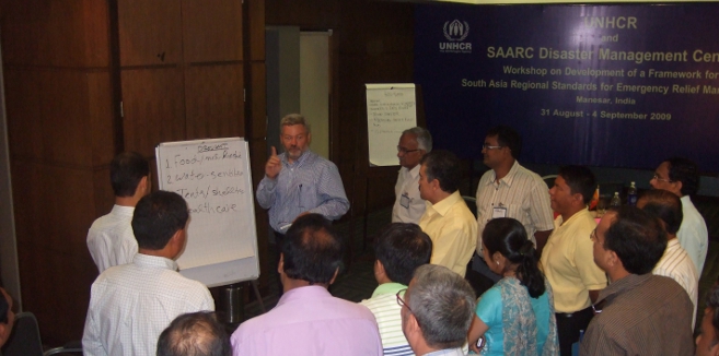 Workshop for Development of a Framework for South Asia Regional Standards for Emergency Relief ...