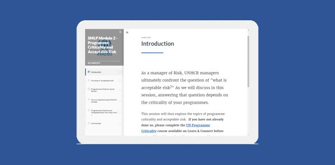 Programme Criticality & Acceptable Risk eLearning Module – Interworks